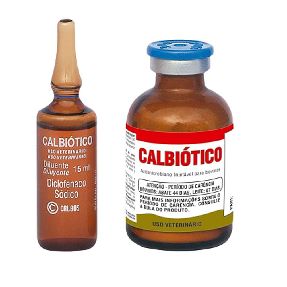 Calbiótico Injetável Antibiótico com Amplo Espectro e Ação prolongada ...